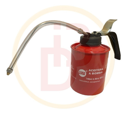 Aceitera Metalica Manual 600 Cm3 Pico Flexible | InsumosDib