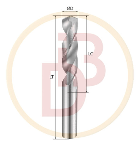Mecha Metal Duro Mastercut 2 Cortes Ø 15,50 Mm. Serie Corta | InsumosDib